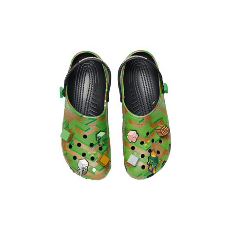 Crocs Classic Clog Minecraft Grass Blockcrocs Classic Clog Minecraft