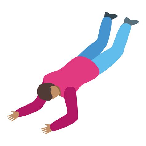 Young Man Crawling Reaching For Something On The Floor 49524081 Vector