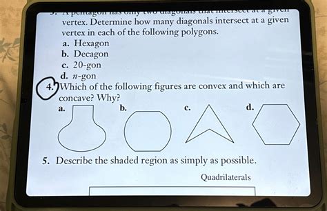Solved Vertex Determine How Many Diagonals Intersect At A