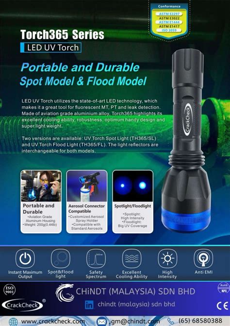 Chindt Ndt Magneticparticleinspection Penetrantinspection Uvlamp