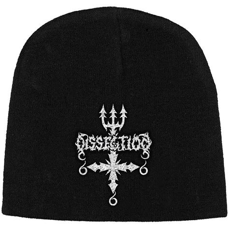 Dissection Cross Logo Beanie Earache Records Ltd