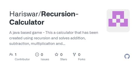 github hariswar recursion calculator a java based game this a