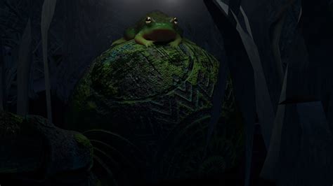 Rigged Croaking Frog Free 3d Model Rigged Cgtrader