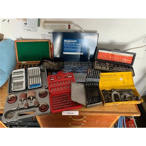 Mastercraft Tap And Die Set Security Bit Set Bushing Remover And