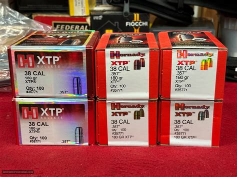 Hornady Xtp 38 Cal 357 180 Gr 35771 Reloading Bullets