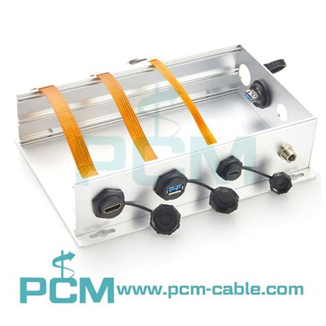 Customized Usb 30 Fpc Flat Cable Ip67 Waterproof Panel Mount Usb