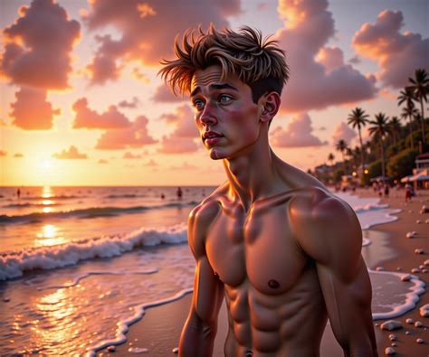Twink On The Beach By Deanhuge On Deviantart