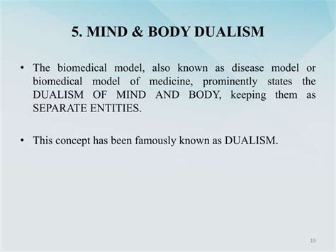 The Biomedical Model Of Health Pptx