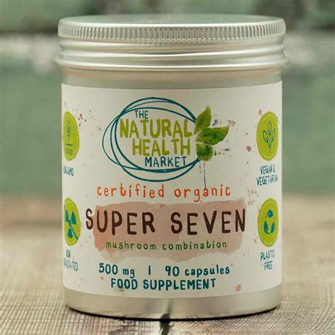 Organic Mushroom Complex Capsules Seven Mushroom Blend The Natural