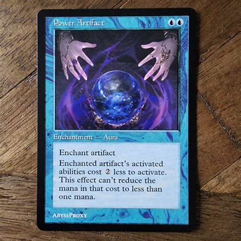 Power Artifact A Mtg Abyss Proxy Shop Enhance Your Commander And