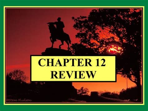 Chap 12 Test Review Ppt