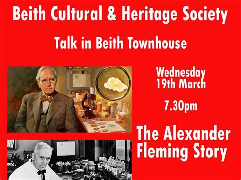 The Alexander Fleming Story At Beith Townhouse Beith Whats On Lanarkshire