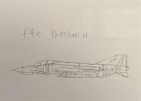 Day 22 Of Drawing Planes Until The End Of Nnn F 4e Phantom Ii R