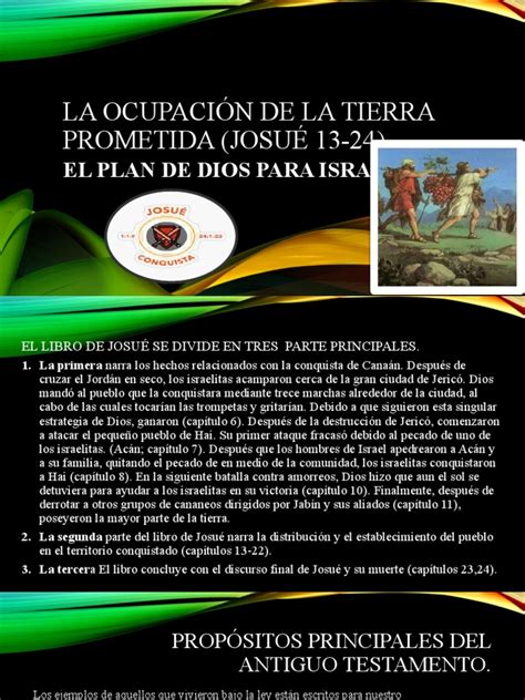 La Ocupación De La Tierra Prometida Pdf Joshua Reino De Judá