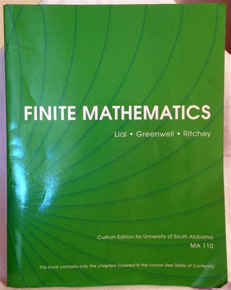 Finite Mathematics By Margaret L Lial Goodreads