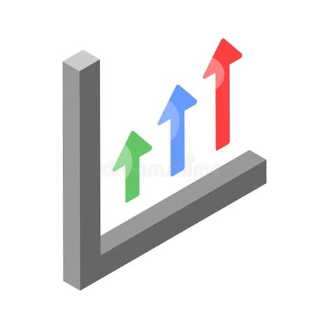 Growth Chart Depicting Vector Design Of Business Analysis Up For