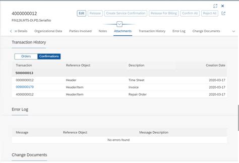 Solved Service Order Settlement Sap Community