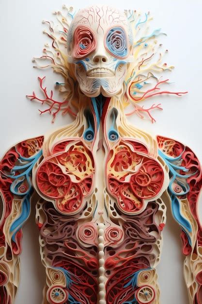 Premium Ai Image 3d Model Concept Of Endocrine System