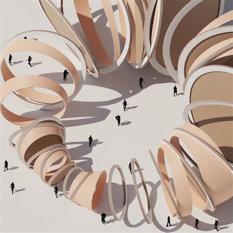 Broken Spring Pavilion Rhino Grasshopper Tutorial Images Behance