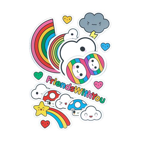 Friendswithyou Sticker Pack Nanzuka Online Store