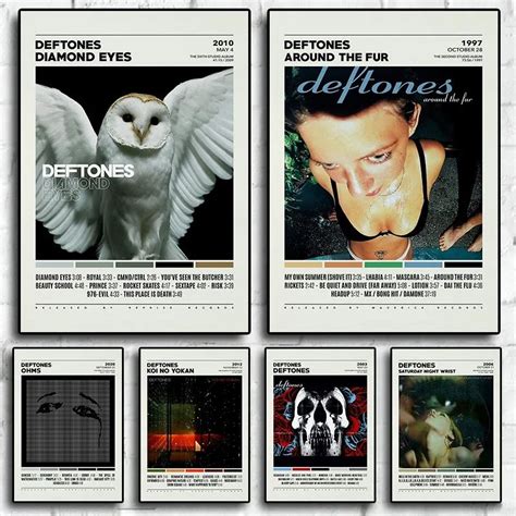 Deftones Album Cover Canvas Wall Art Around The Fur Music Inspire