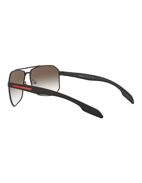 Prada Linea Rossa Ps 51vs Black Sunglasses Myer