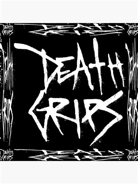 Death Grips Square Graphic Black Sticker For Sale By Fergyfilms
