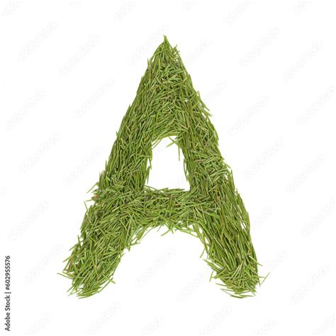Letter A Green Font Alphabet A Z Letter Image In Png Isolated On
