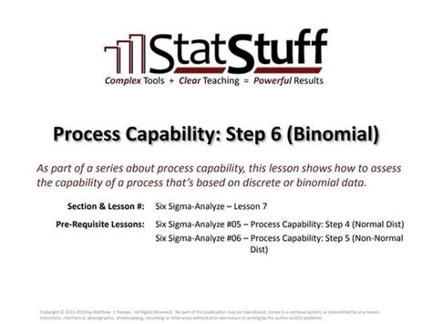 Process Capability Steps 1 To 3 Ppt