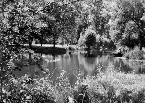Marais Poitevin Paysage Près De La Garette Deux Sèvres