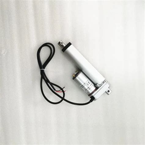 Electric Linear Actuator 50mm With Encoder 900n 90kg Load 12 48v Tubular Motor Micro Stroke Ip54