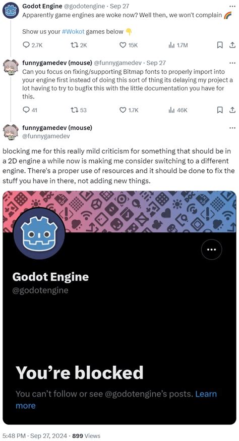 Godot Engine User Blocking Controversy Wokot Image Gallery Page 3