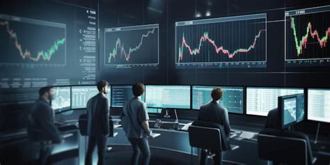 Premium Ai Image A Graphic Of A Computer Screen Showing A Graph Of A Stock Market