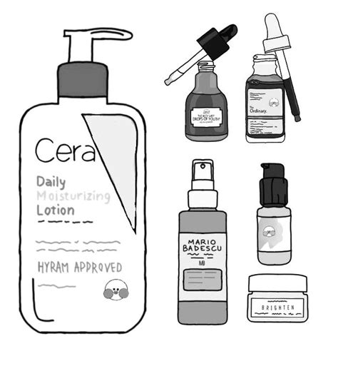 Hand Sanitizer Coloring Page Бебрик из бумаги лицо и тело Уходовая
