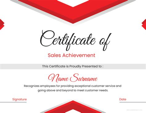 Sales Certificate Template Ablebionics