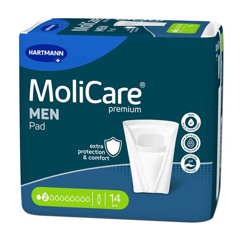 Molicare Premium Men Pad 2 Druppels 14 Stuks Optiphar