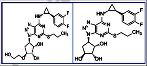 Structures Of Ticagrelor 1 And Its Active Metabolite M8 2 Download Scientific Diagram