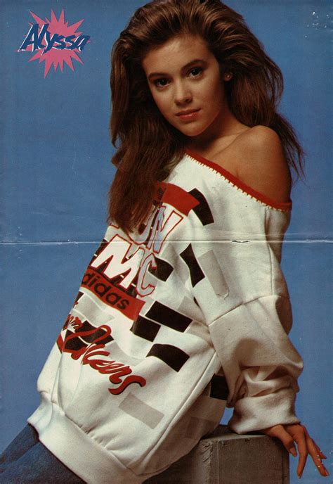 Alyssa Milano 80s Poster