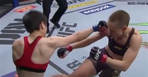 Rose Namajunas Edges Weili Zhang Earns Split Decision Win Ufc 268