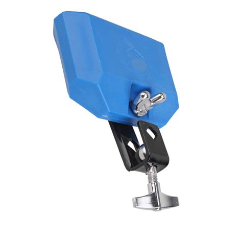 Modern High Pitched Plastic Percussion Instruments Block Integral Clamp Blue Wish