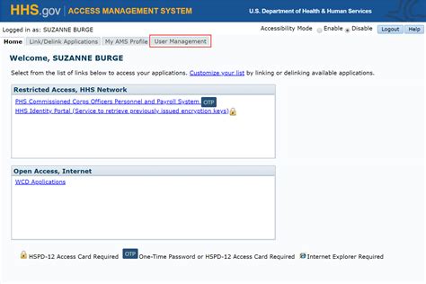 Hhs Ams Tier 2 Administrator User Management Restricted By Opdivs And Affiliations Assignment