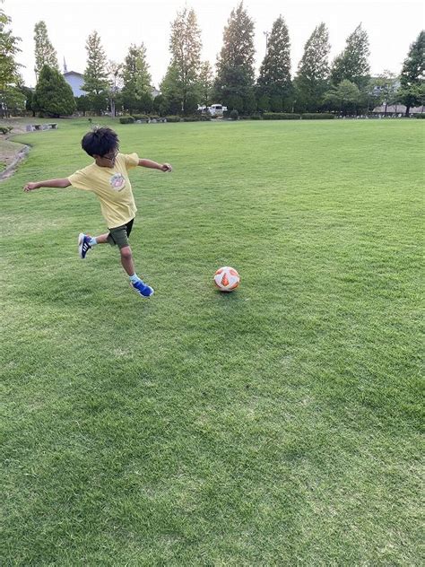 息子と久しぶりにサッカーに 家づくり情報ブログ