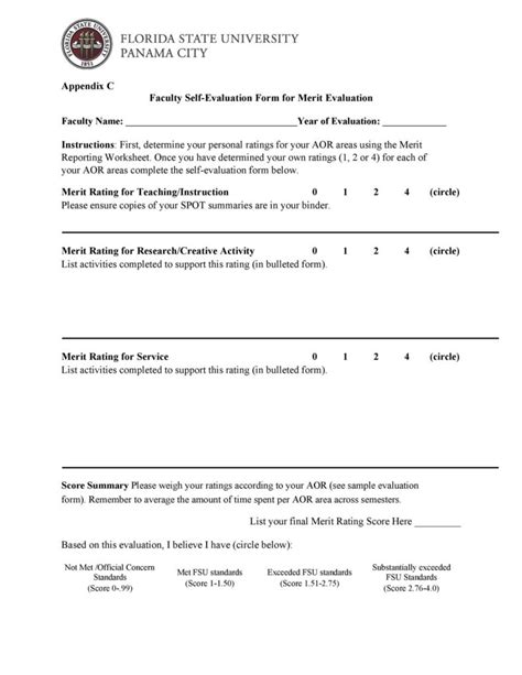 50 Self Evaluation Examples Forms And Questions ᐅ Templatelab