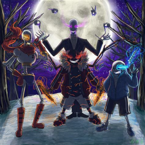 Sans Dadster Papyrus Undertale Papyrus Ut W D Gaster