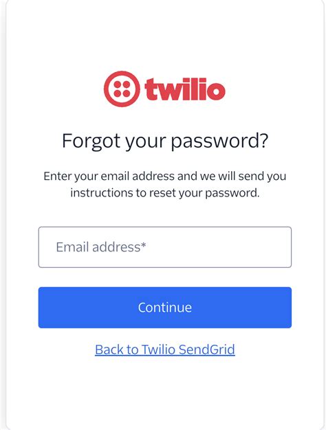 How to reset your Twilio SendGrid password – SendGrid