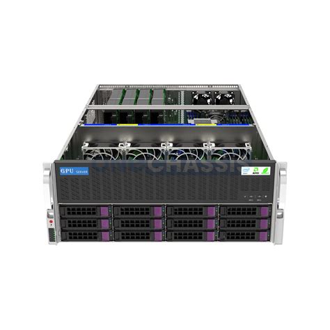 Ocg4700 4h12 C 4u Rackmount 5 Gpu Server Chassis Supports 360mm