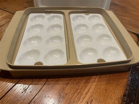 Vintage Tupperware Deviled Egg Keeper Etsy Vintage Tupperware