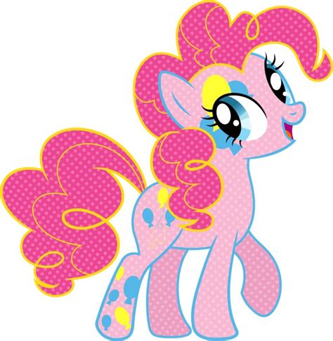 Pinkie Pie Cutie Mark Vector
