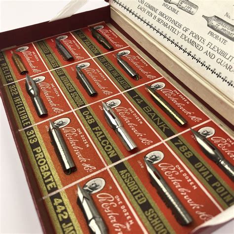 12 Esterbrook Pen Nibs From Assortment 7 New Vintage Radio Bank Falcon Box Not Included Etsy