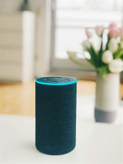 1st Gen Amazon Echo Speaker Photo Free Cylinder Image On Unsplash